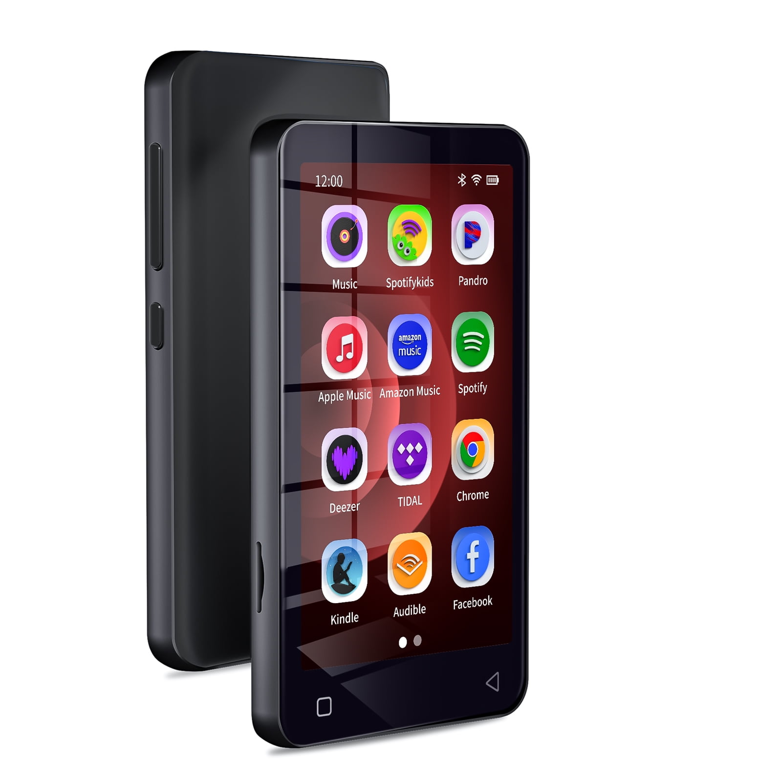 16GB MP3 Player with Bluetooth and WiFi, 4" MP4 MP3 Player with Spotify ...