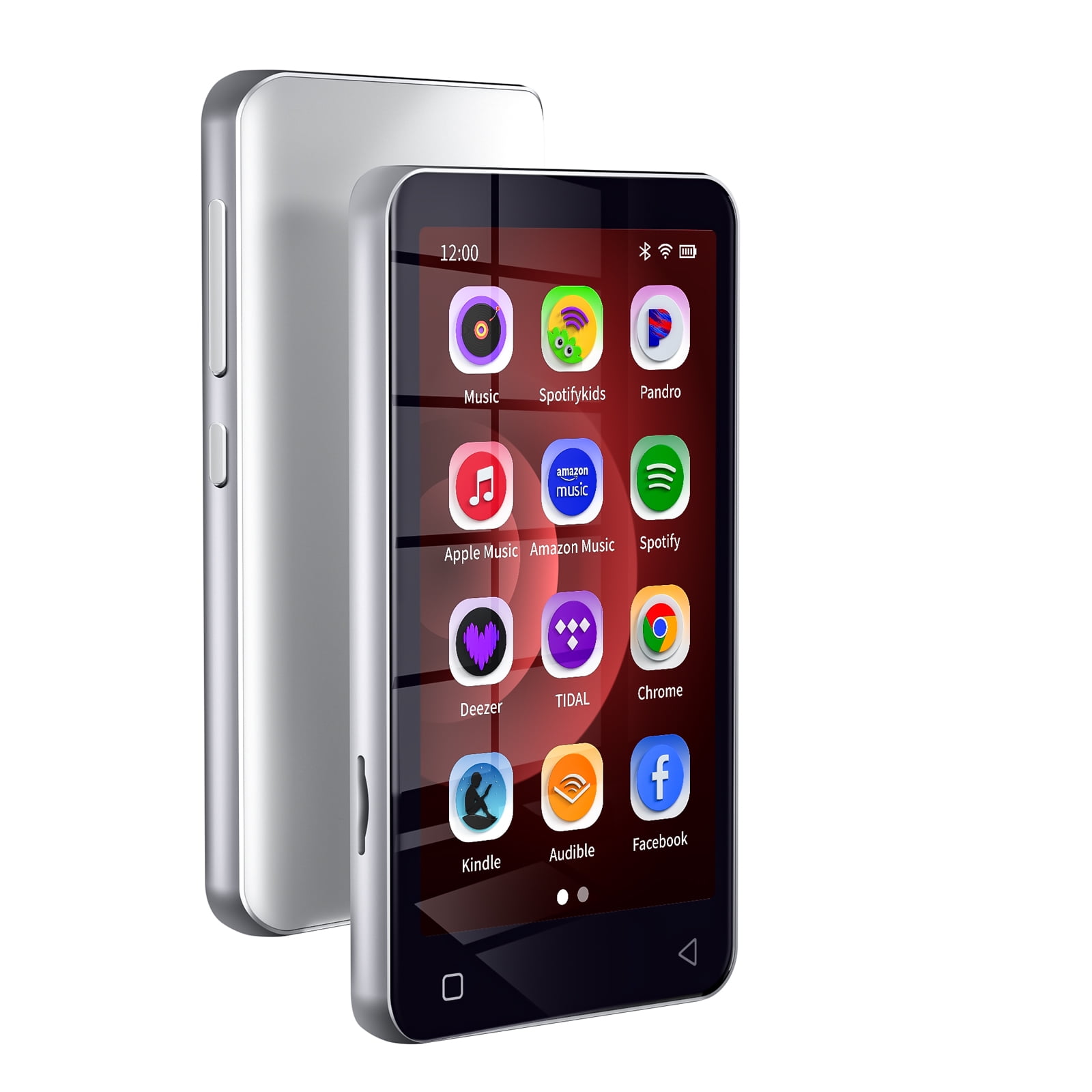 16GB MP3 Player with Bluetooth and WiFi, 4" MP4 MP3 Player with Spotify ...