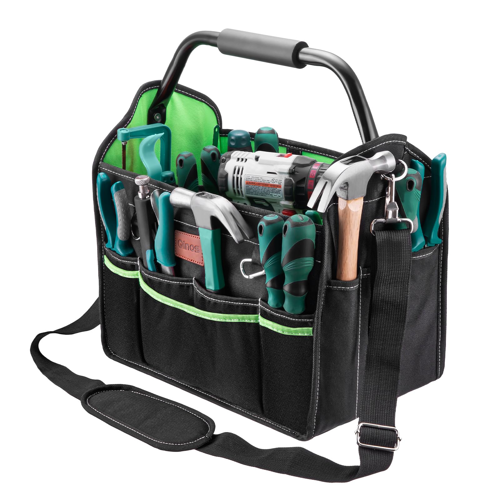 16Inch Tool Bag, Electrician Tool Bag, Open Top Tool Bags, Multi-pocket ...