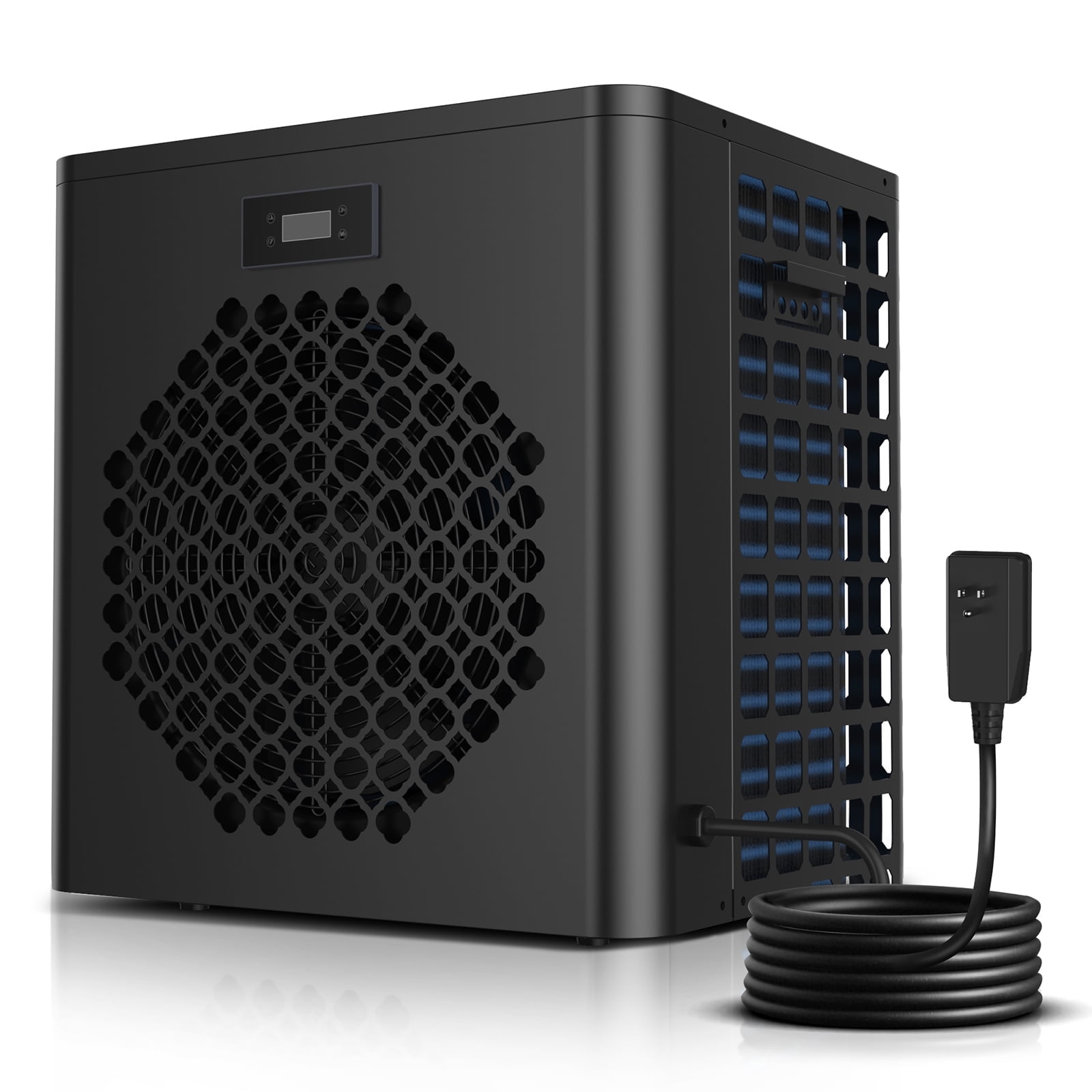 Joeaonz 16K BTU Titanium Saltwater Pool Heat Pump for Above Ground Pools - 110V Energy Efficient ...