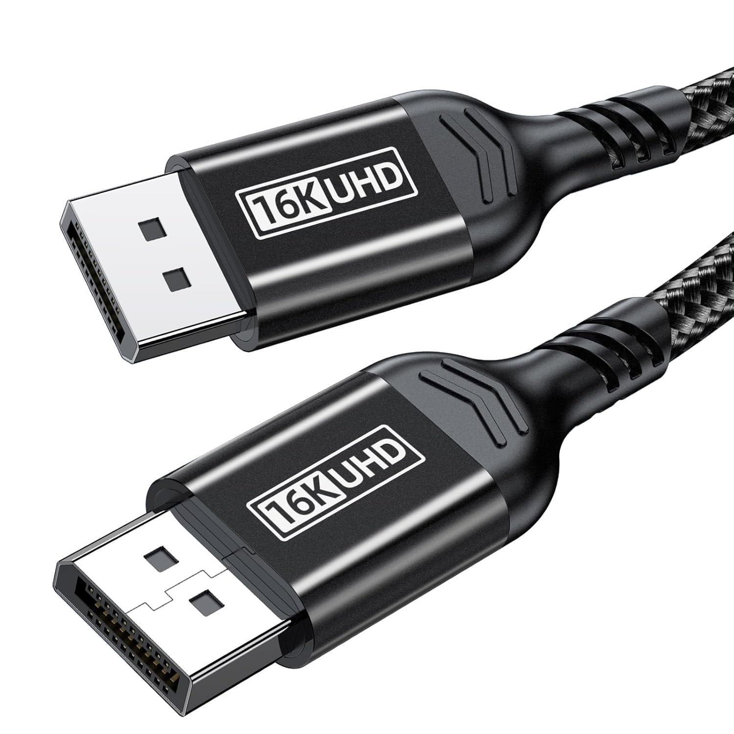 16K Displayport Cable 2.1, DP 2.1 80Gbps Cable 3.3FT Support 16K@60Hz ...