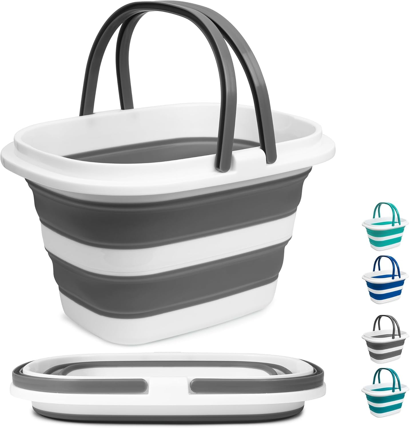 16L Foldable Mop Bucket Portable Handle Multi-Purpose For Car Wash Home ...