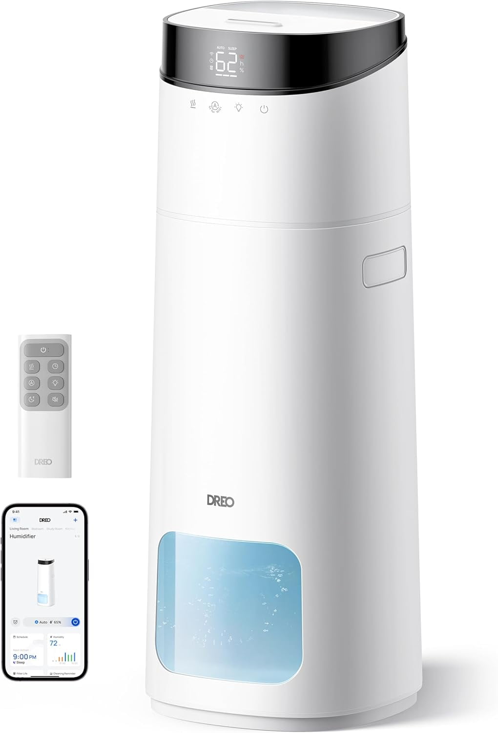 16L Smart Humidifier Large Room 1000 ft², 130H Cool Mist Air ...