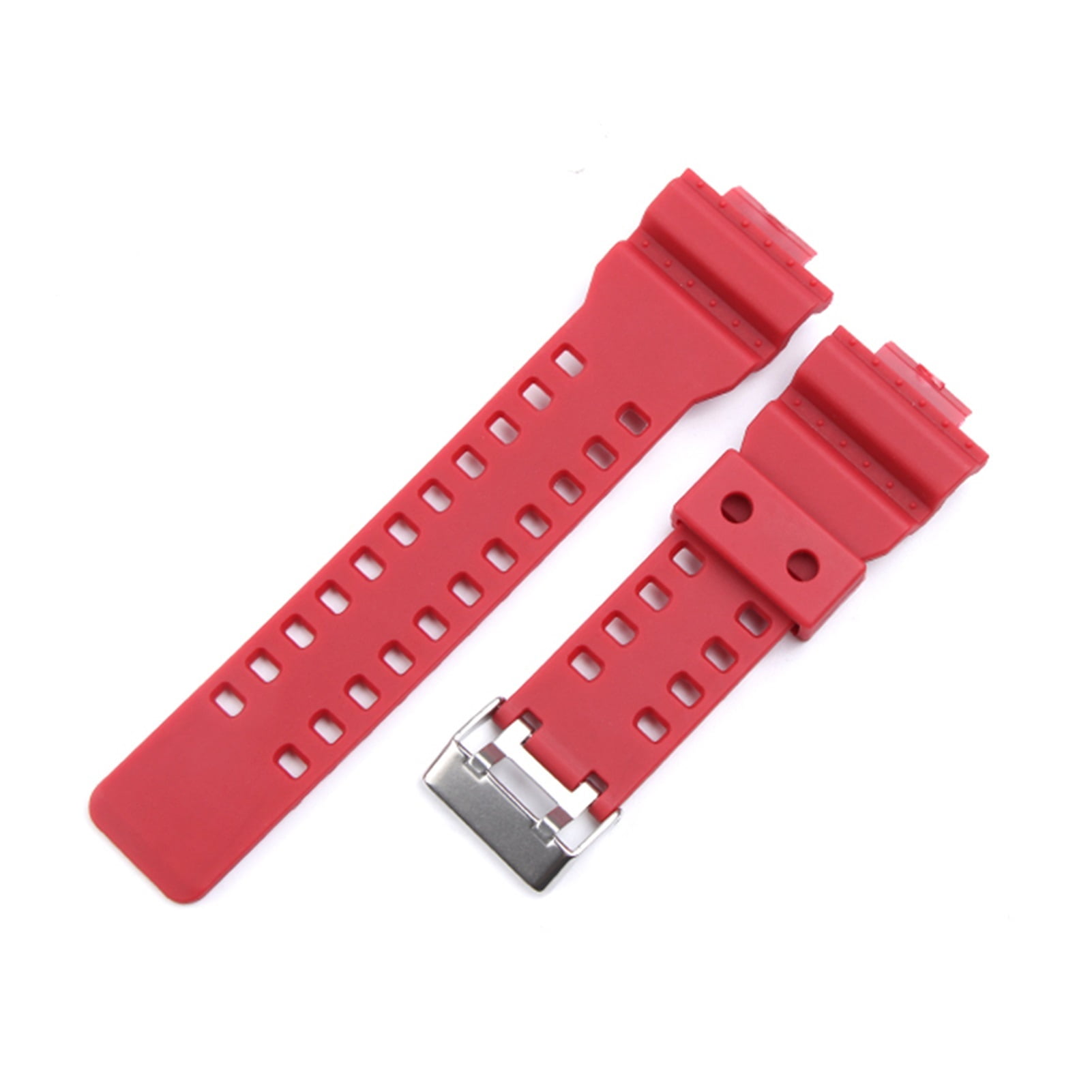 16MM Silica Gel Sports Race Watch Bands Waterproof Rubber Sport ...