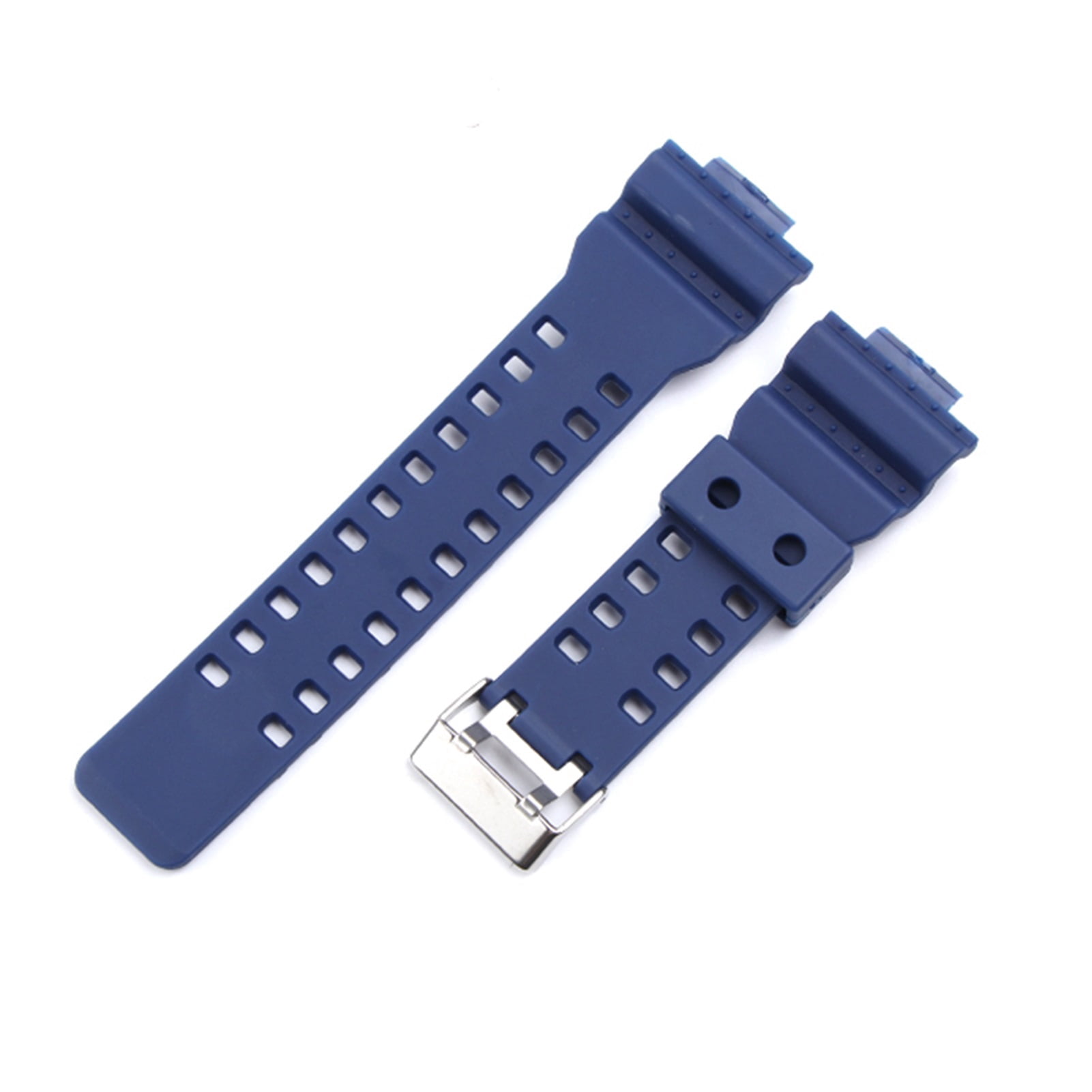 16MM Silica Gel Sports Race Watch Bands Waterproof Rubber Sport ...