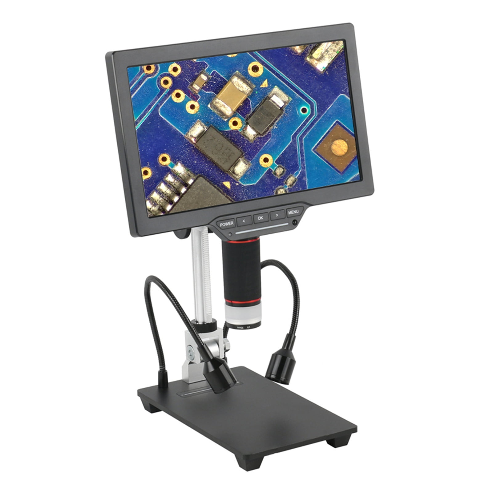 16MP 1080P 5X - 528X HD 10.1" LCD Display TF USB HDMI Video Digital ...