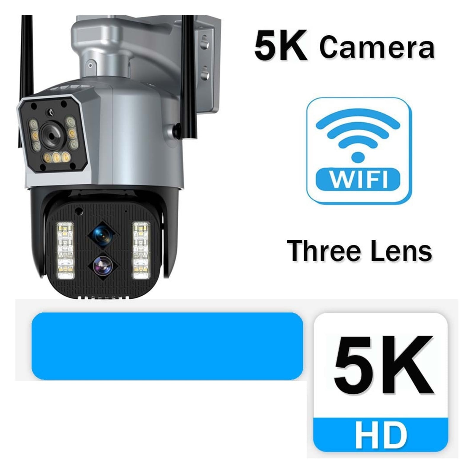 16MP 6K Security Protection Camera Surveillance Cameras Wireless ...
