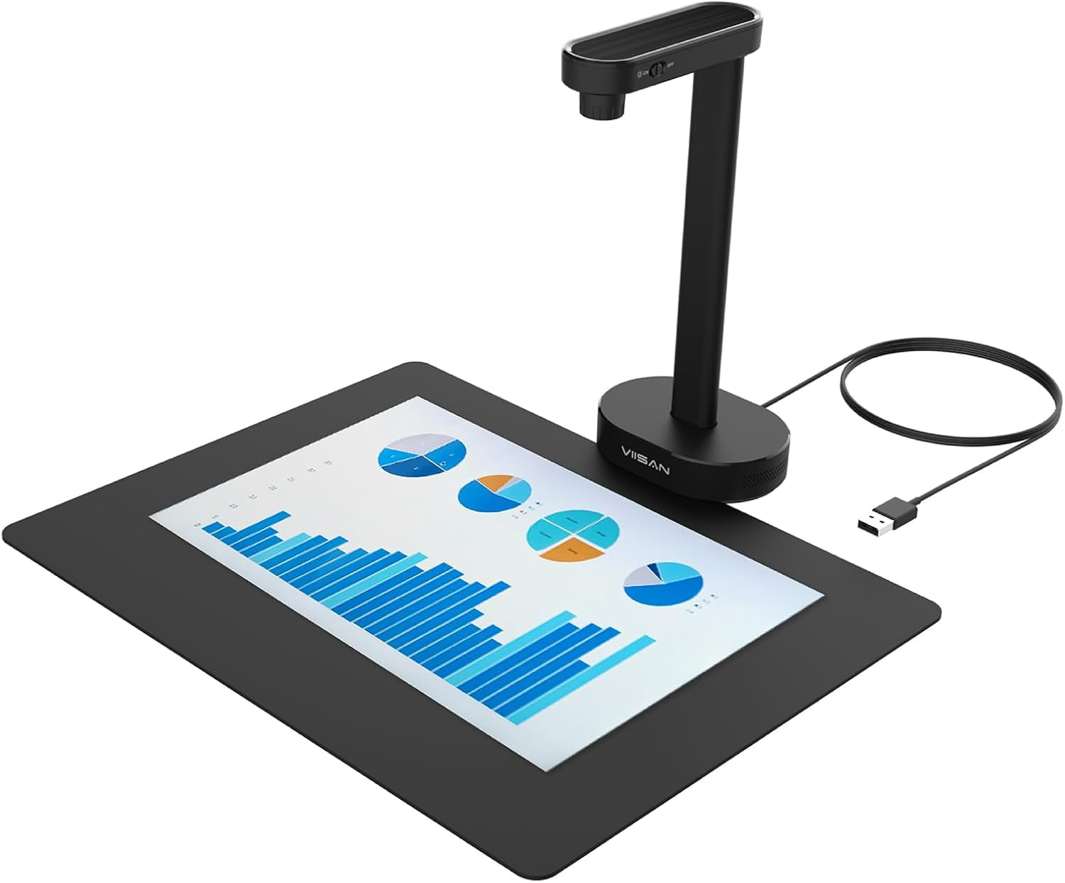 16MP Portable Document Scanner Camera, A4 Capture, USB Document Camera ...