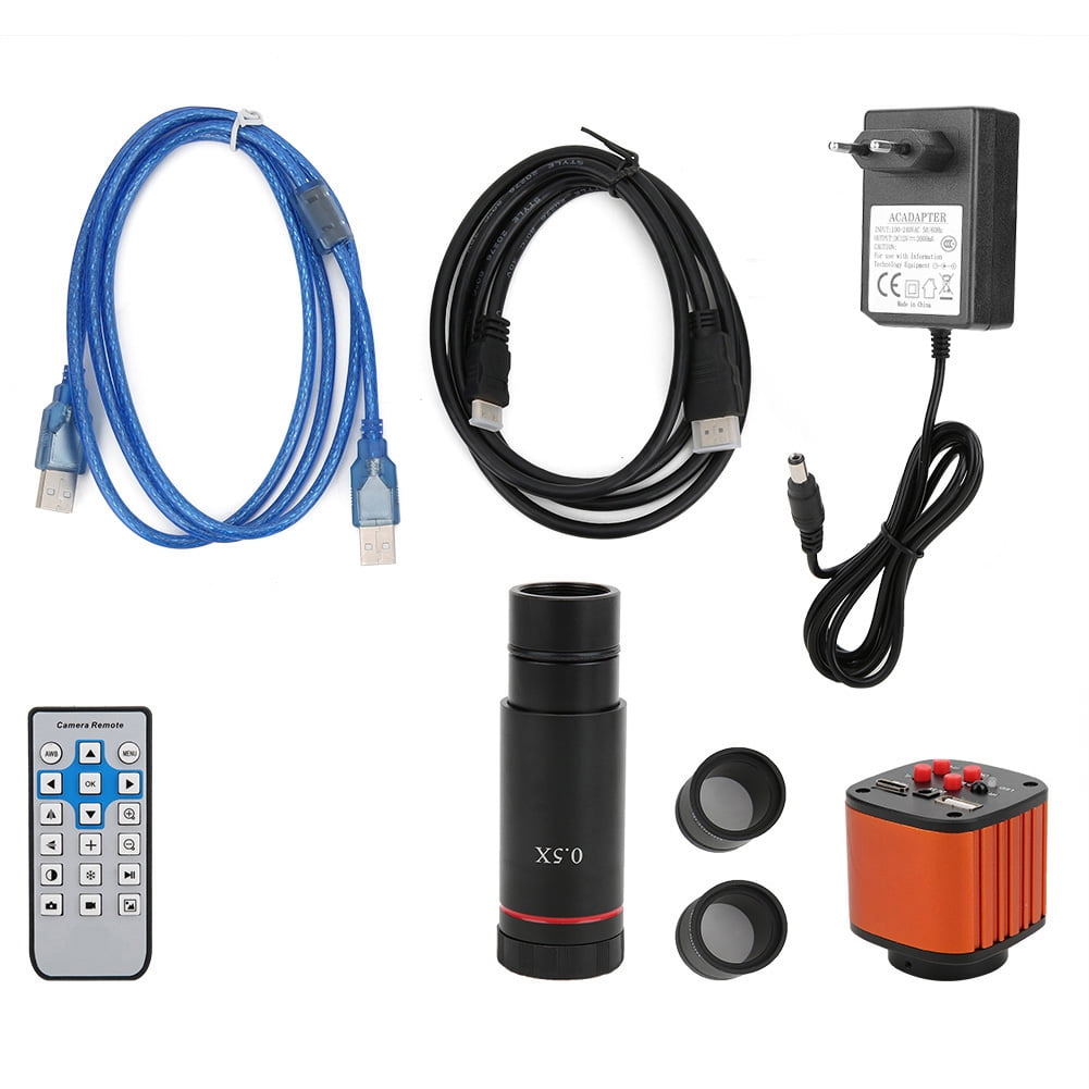 16MP USB Microscope Camera Kit Digital Magnifier with 0.5X Lens 30mm 30 ...