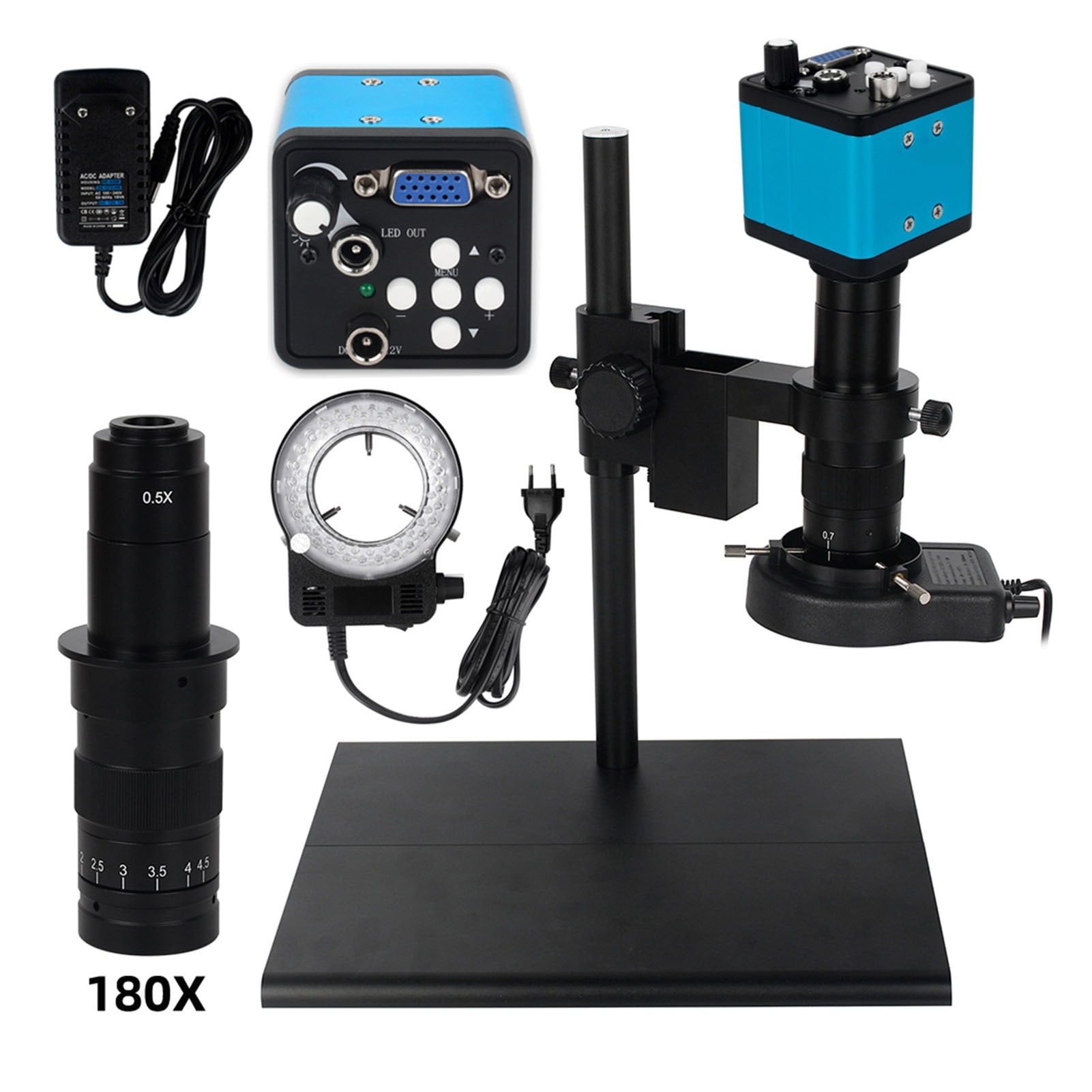 16MP Video Electronic Digital HDMI VGA Microscope Camera With Big Meat ...