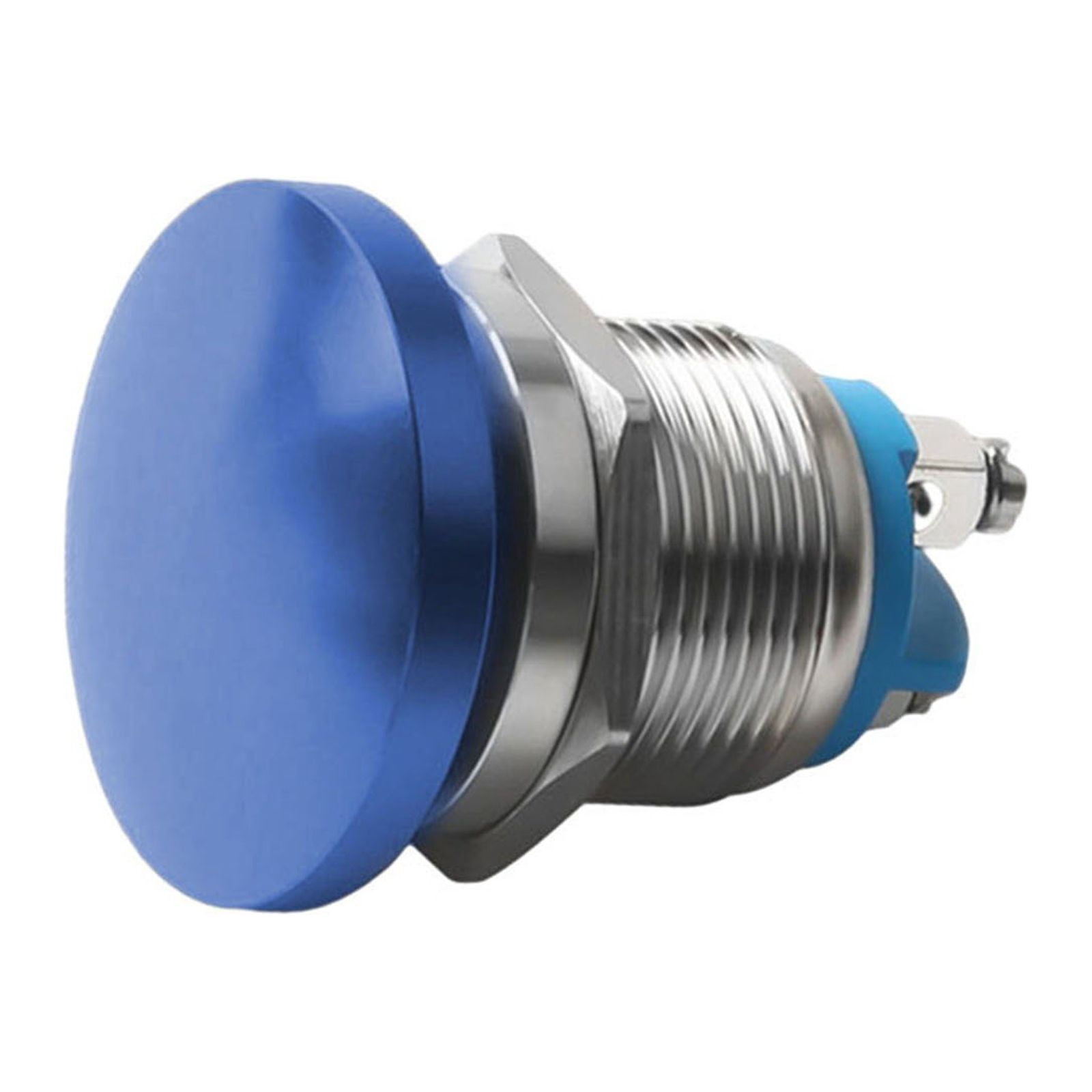 16mm Metal Push Button Switch 1NO Momentary Self-reset Mushroom Head ...