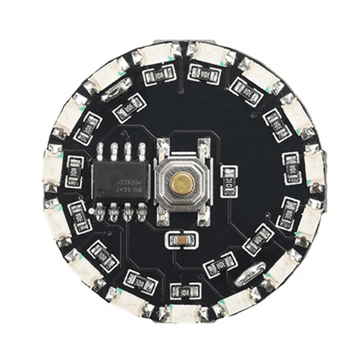 16Modes Button Flow Light Battery Control Wireless LED Lamp Flashing ...