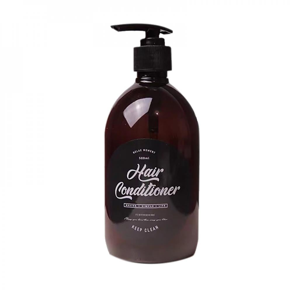 16OZ Refillable Shampoo Bottles,Empty Plastic Pump Lotion Bottles for ...