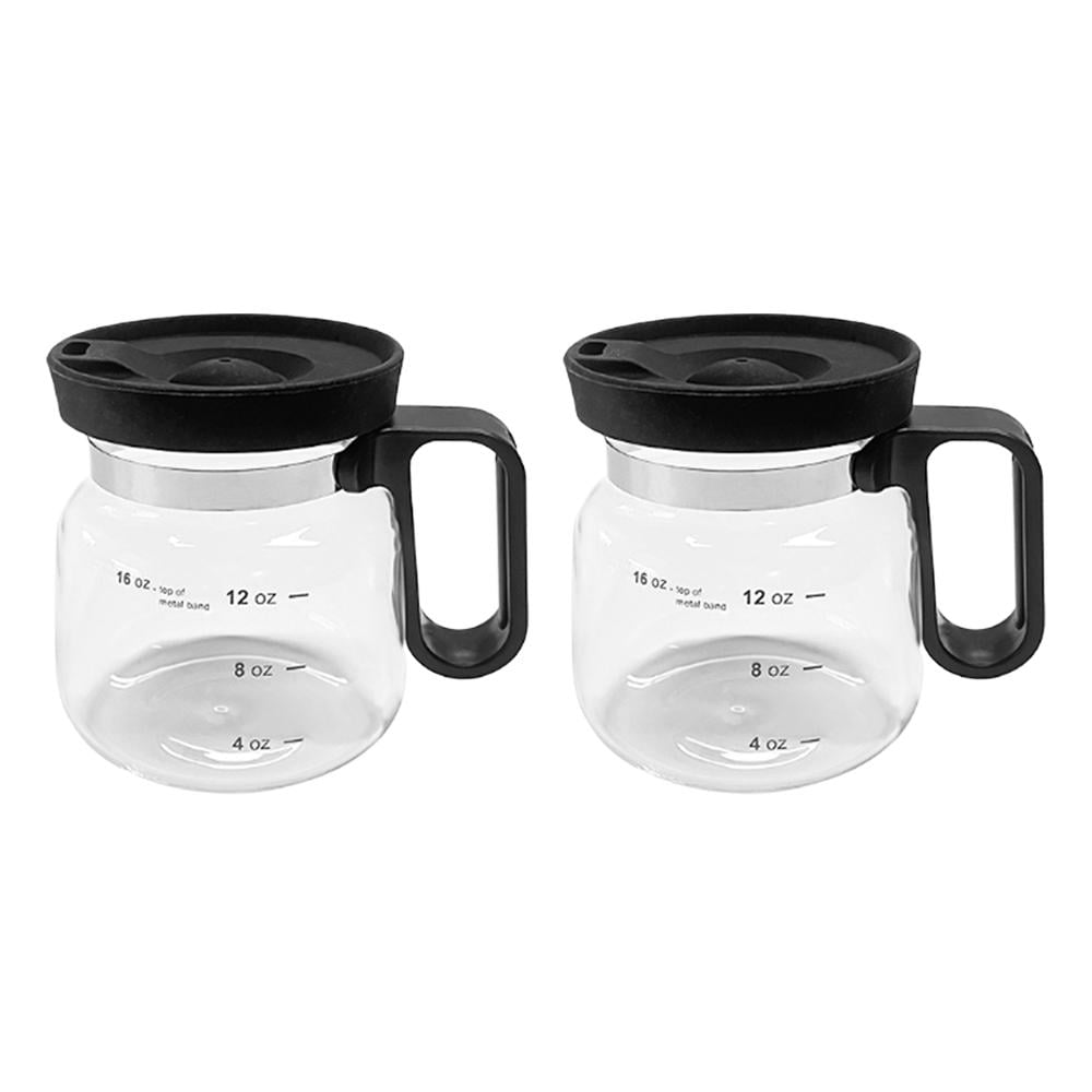 16Oz Glass Coffee MugCoffee Pot Mug ,Mini Clear Co-ffee Pot M-ug with ...