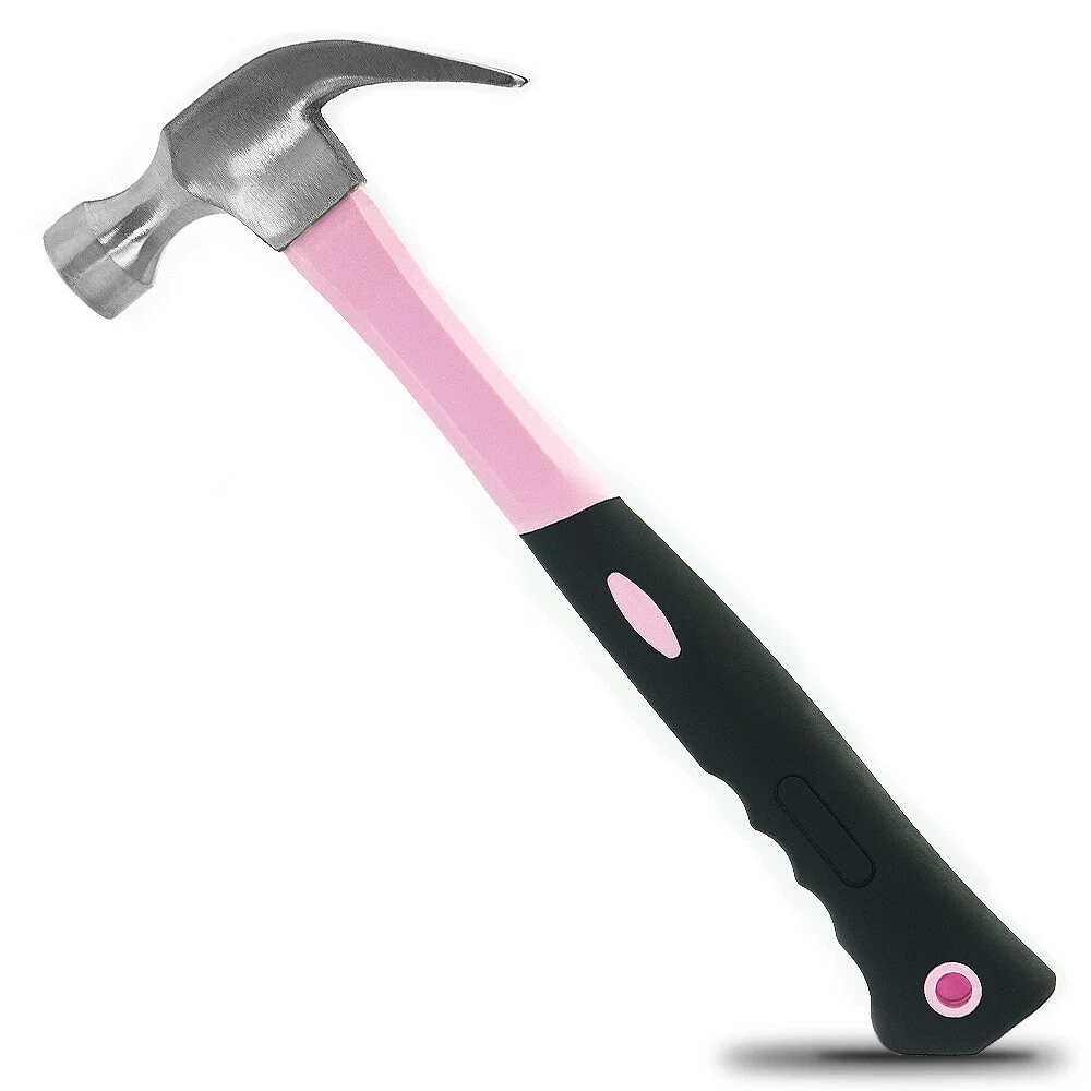 16Oz Small Pink Hammer For Women–Mini Claw Tool For Diy, Craft, Easy ...