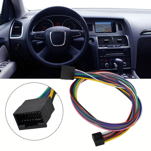 16P Male To Female Power Cord Extension Cable Steering Wheel Control ...