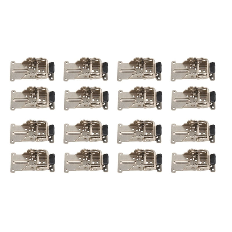 16PCS 0-90-180 Degree Self-Locking Folding Hinge Table Legs Silver ...