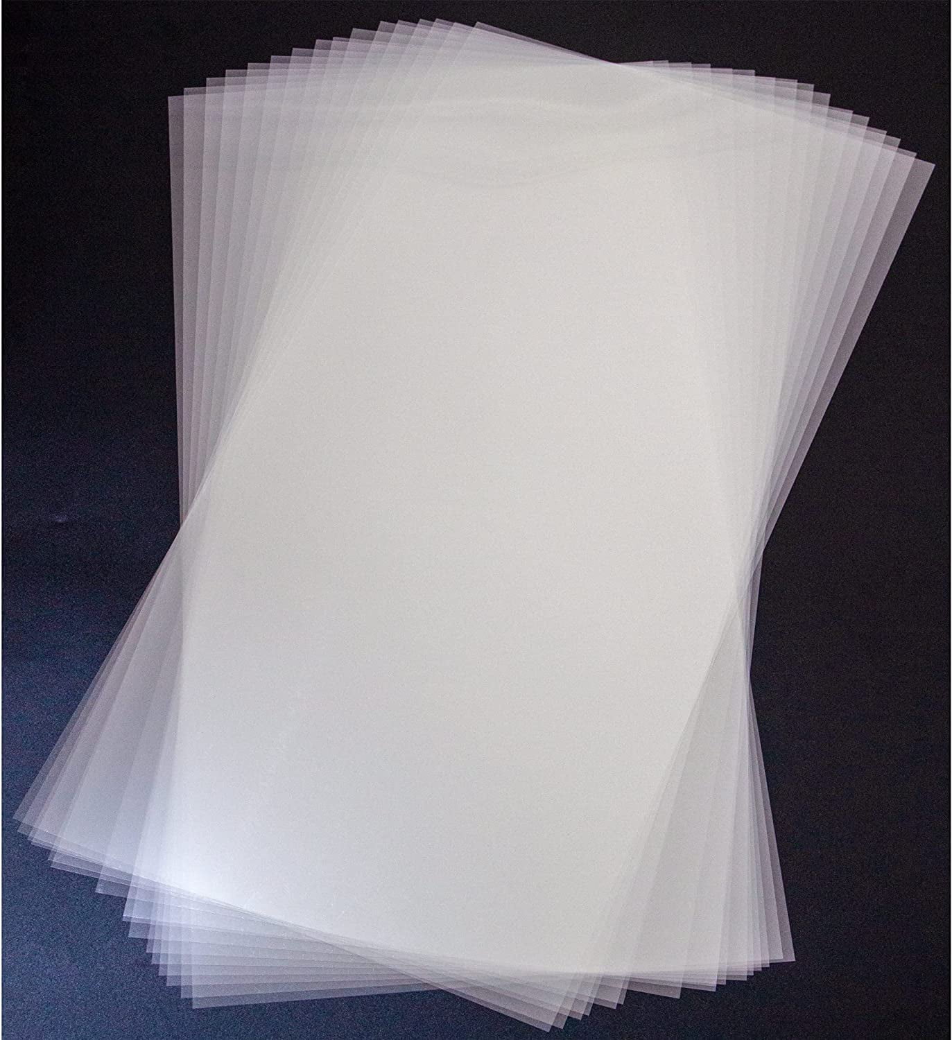 16PCS 6 Mil Blank Mylar Stencil Sheets,12 X 24 inch Clear Plastic Sheets, Clear Acetate Sheets ...