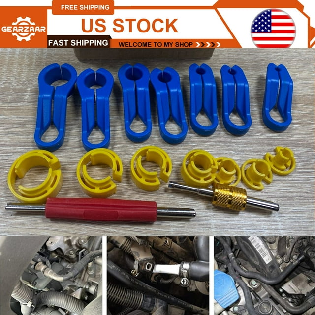 16PCS AC Fuel Line Quick Disconnect Tools Set 7 Size Car Removal Tool ...