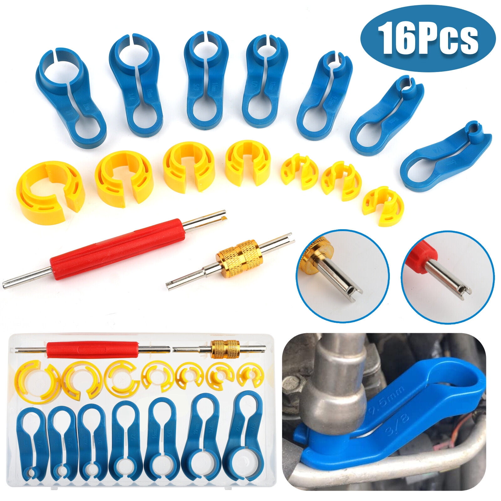 16PCS AC Fuel Line Quick Disconnect Tools Set 7 Size Car Removal Tool ...