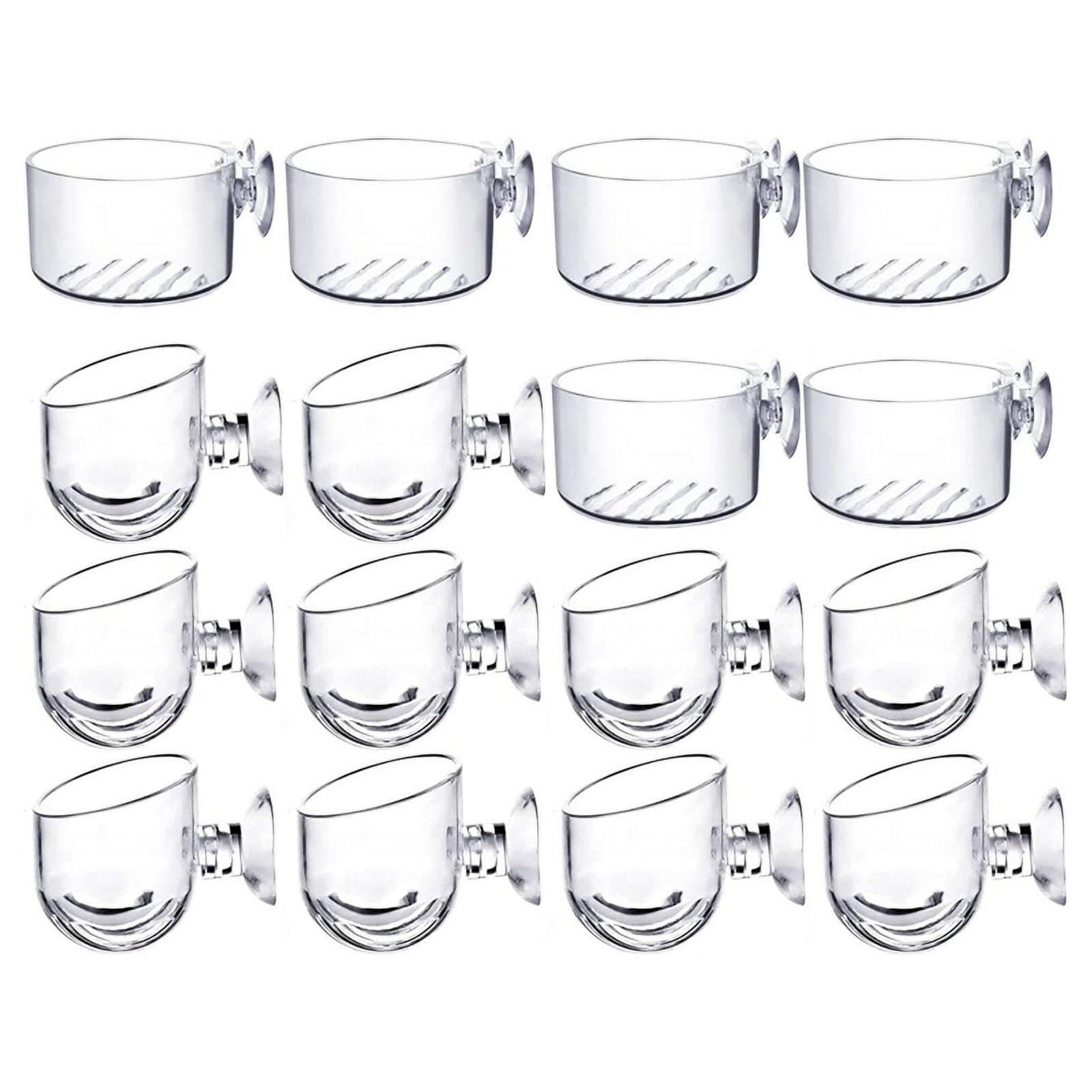 16PCS Aquatic Plant Cups Kit Transparent Acrylic Aquatic Plant Pot Kit ...