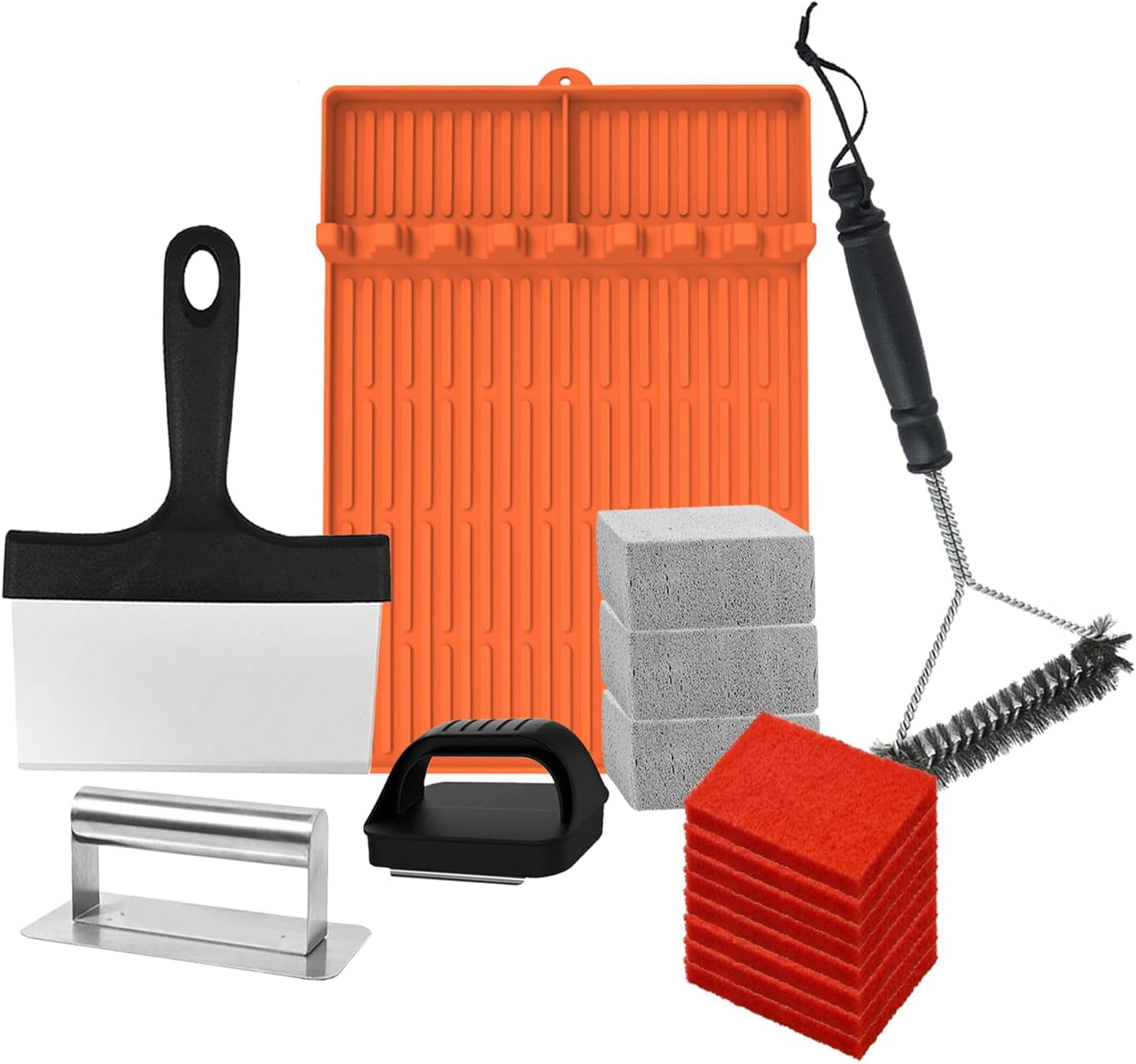 16PCS Blackstone Griddle Cleaning Kit – Complete Griddle Cleaning Kit ...