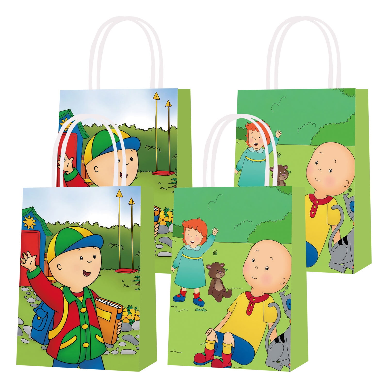 16PCS For Caillou TV Series Theme Party Favor Bags,Birthday Party Bags ...