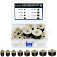 16PCS Expandable Freeze Rubber Plugs Kit, 8 Sizes Automotive Engine ...