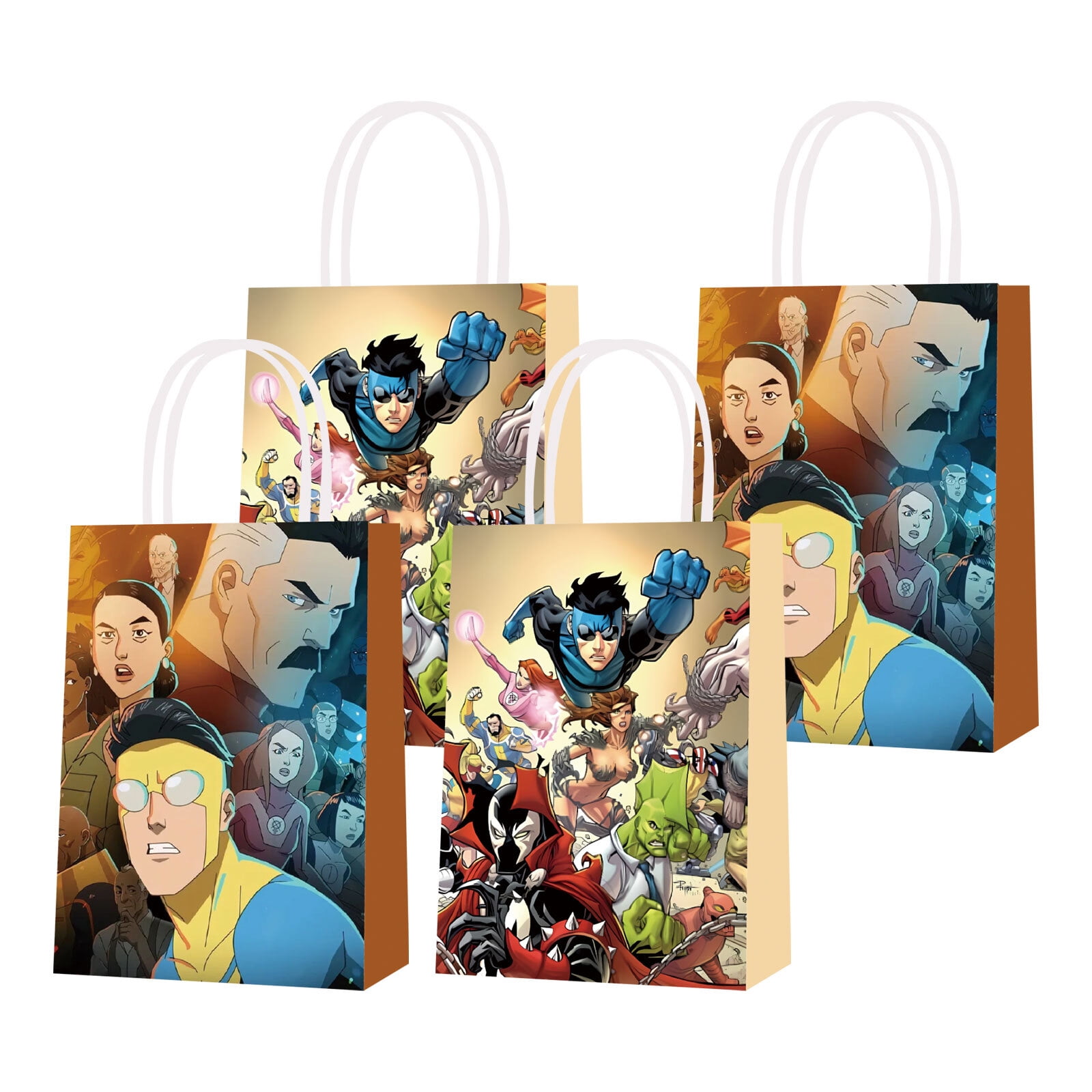 16PCS For Invincible Theme Birthday Party Bags,Party Favor Bags ...