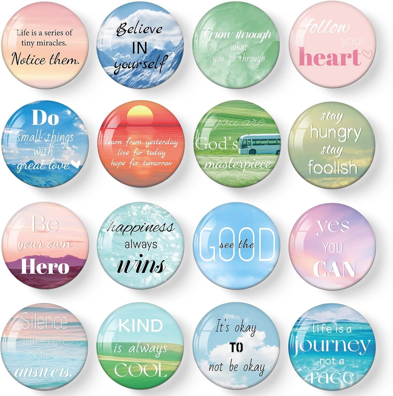 16PCS Fridge Magnets, Ocean Magnets Decoration for Refrigerator Locker ...
