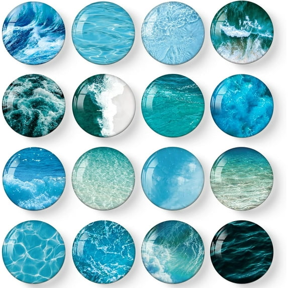 16PCS Fridge Magnets, Ocean Magnets Decoration for Refrigerator Locker ...