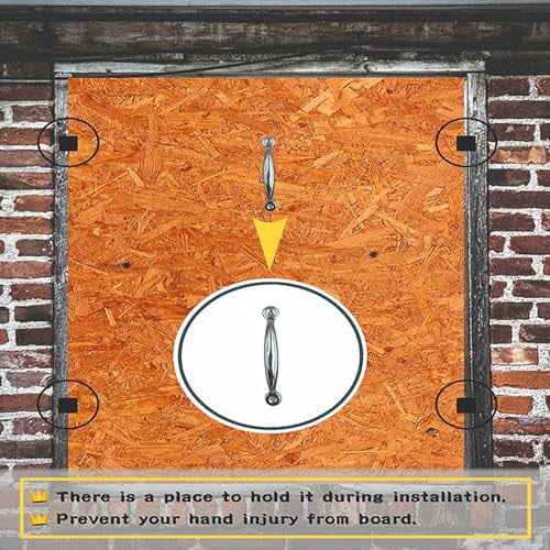 16PCS Hurricane Window Clips Fit 1/2 Inch Thick Plywood, Stainless ...