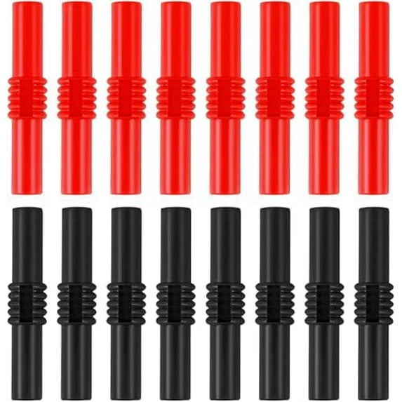 16PCS Insulated 4mm Banana Plug Coupler Female to Female Banana Socket ...