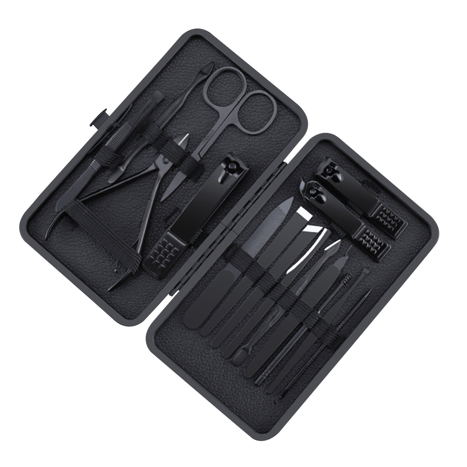 16PCS Manicure Set with Case Professional Pedicure Set Nail Clipper ...