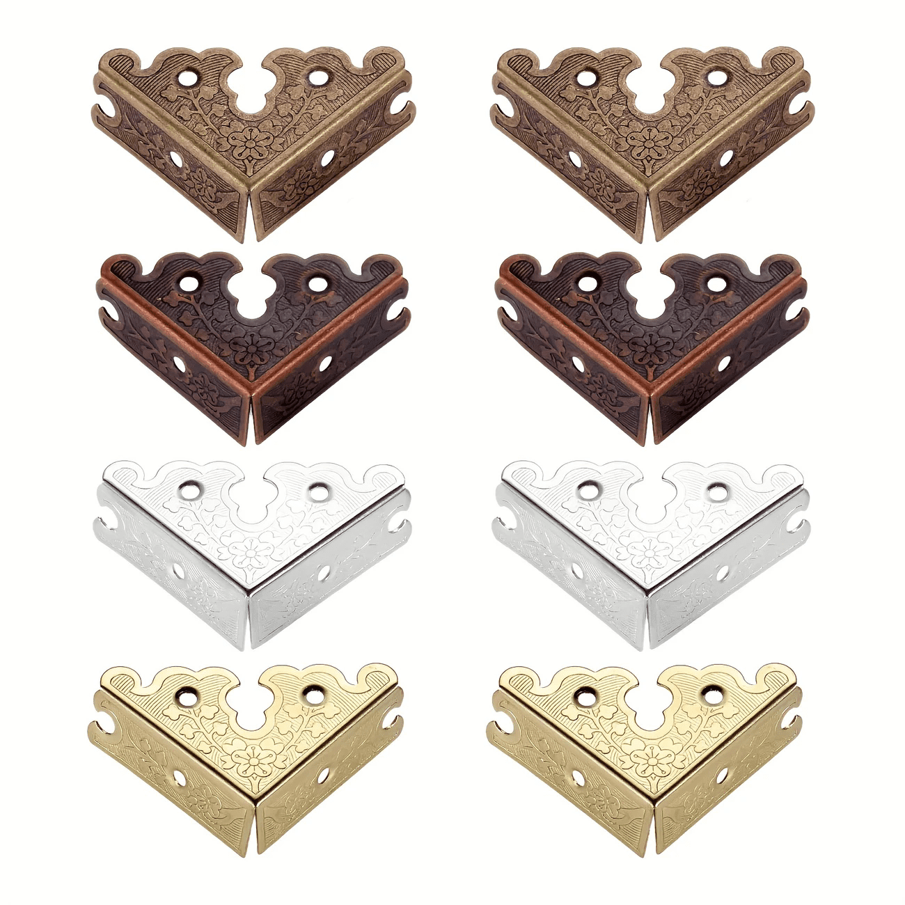 16PCS Right Angle Package Corner Wooden Box Gift Box Four Corner ...