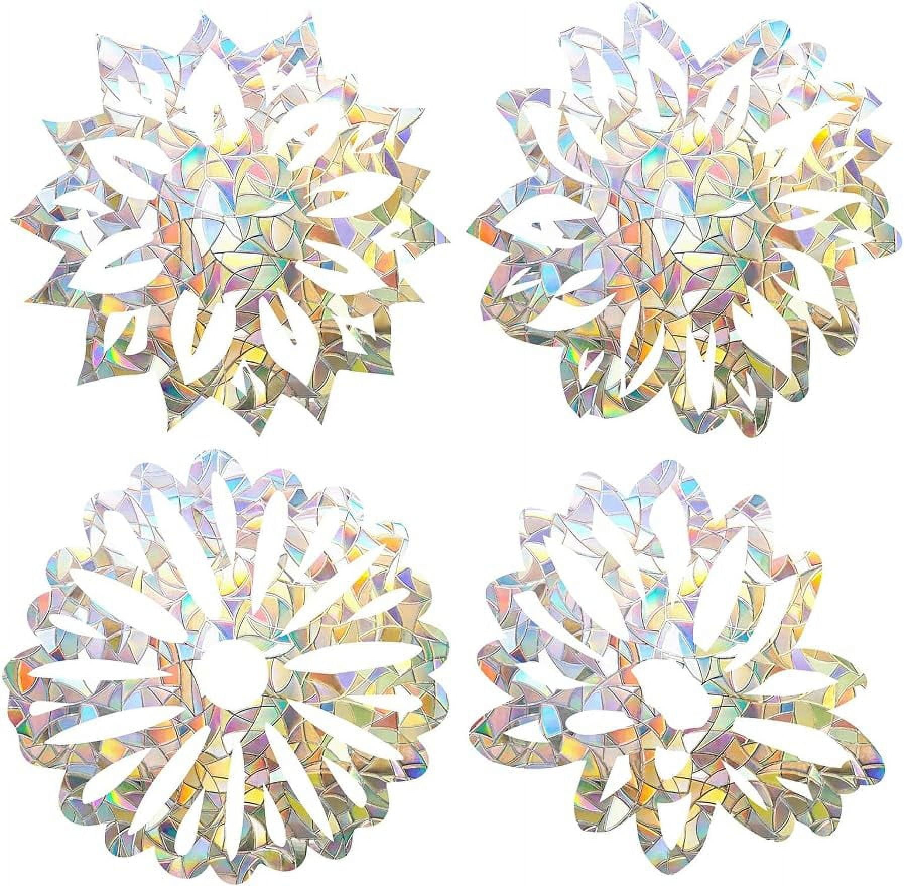16PCS Sunflower Window Clings Anti Collision Rainbow Window Glass Alert ...