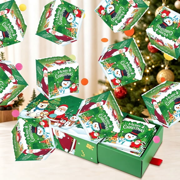 Explosion Gift Box Christmas Money Gift Boxes for Cash with Gift Box ...