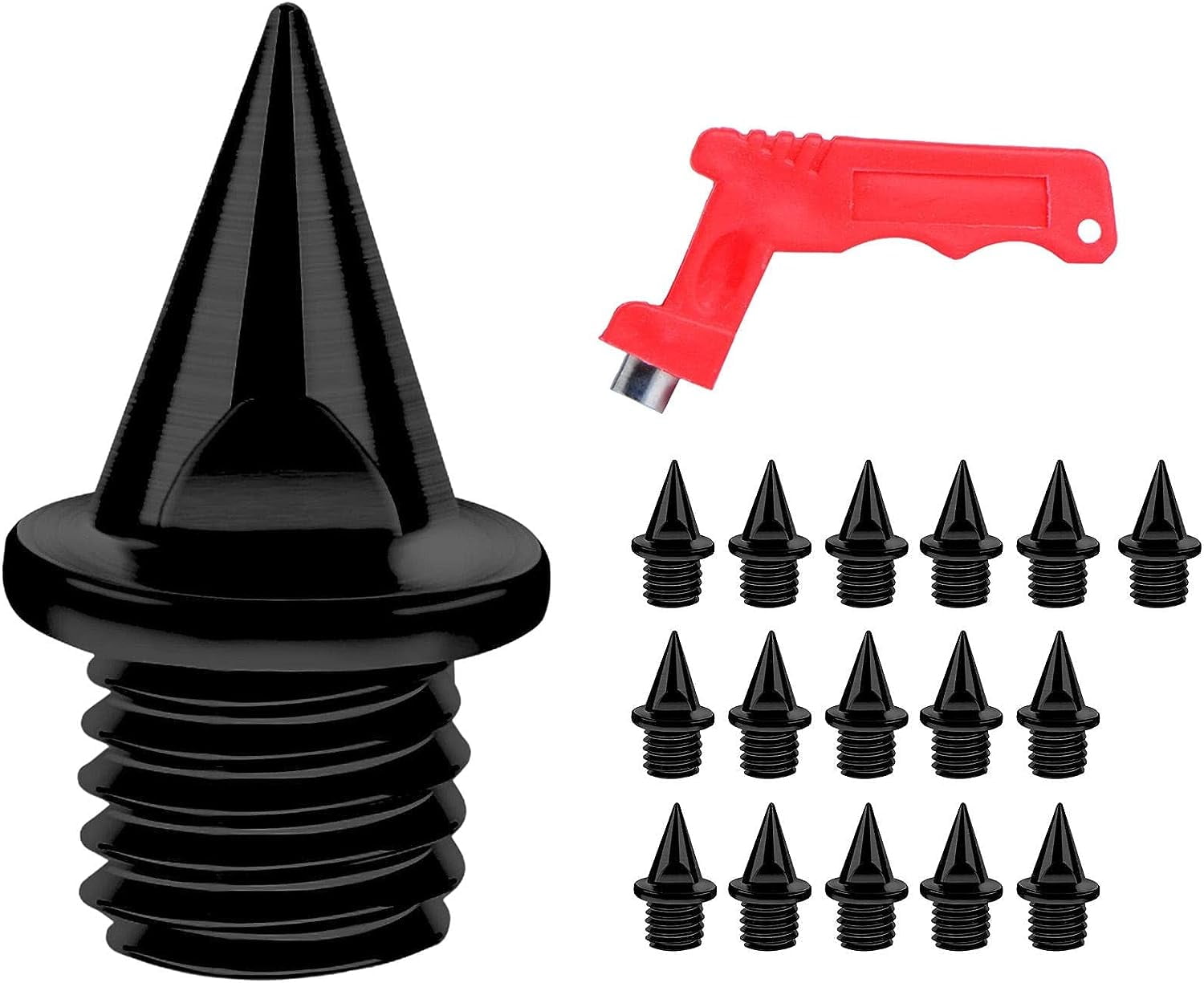 16PCS Track Spikes Replacement With Wrench Kit, Stainless Steel Track ...