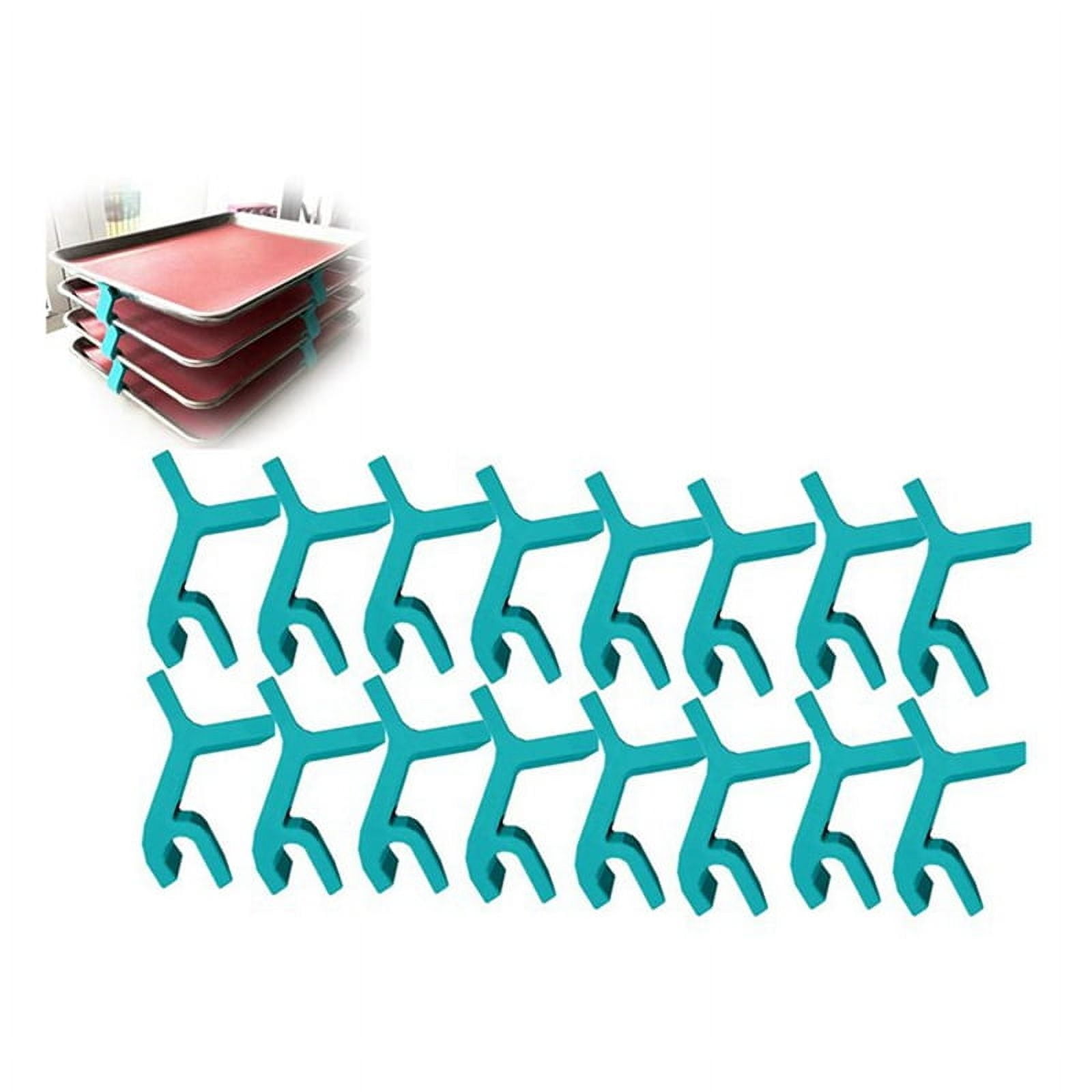 16PCS Tray Stackers Baking Sheet Stackers Baking Sheet Rack Tray ...