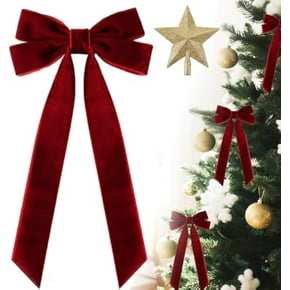 Burgundy Christmas Bows