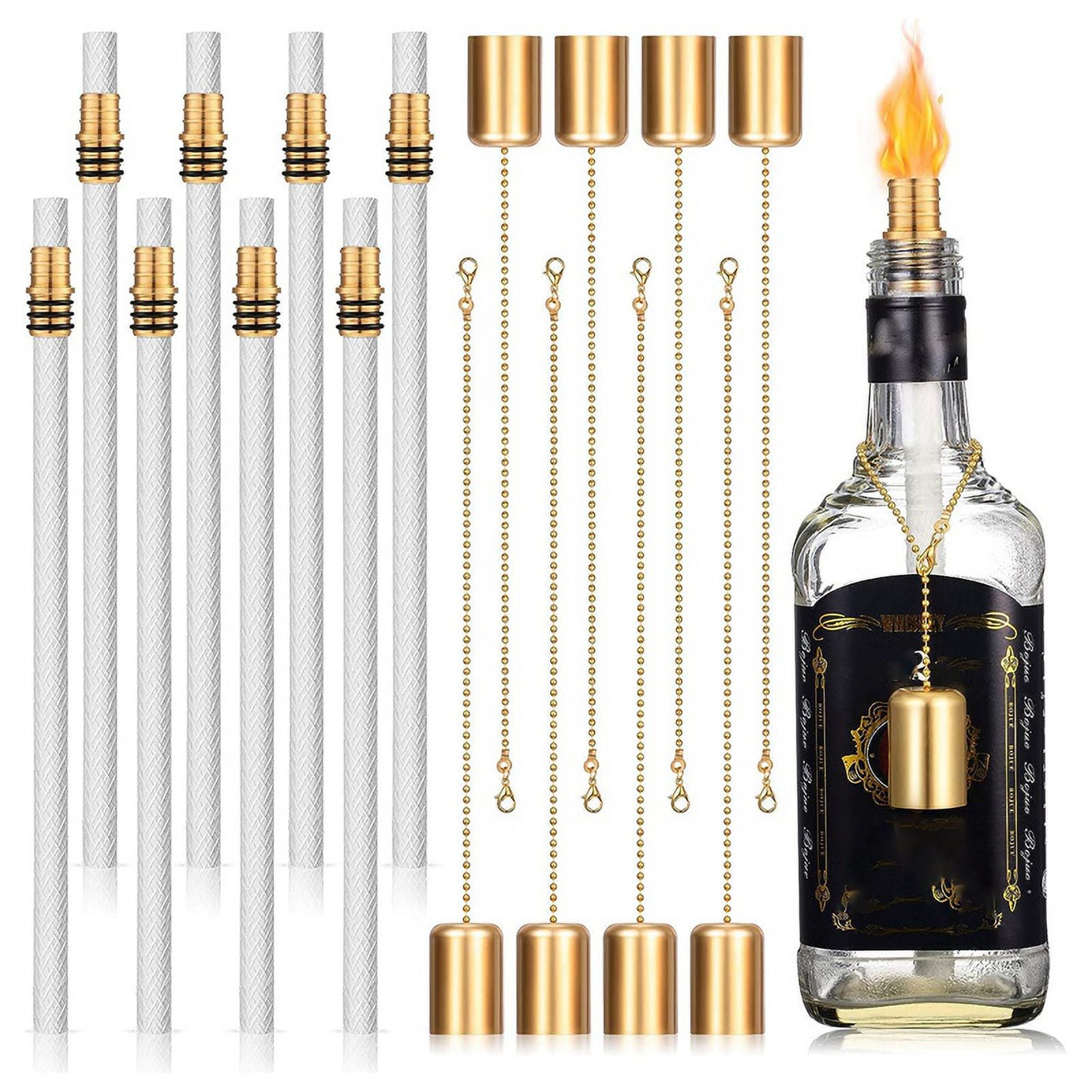 16PCS Wine Bottle Torch Kit DIY Homemade Torch, Include Brass Torch ...