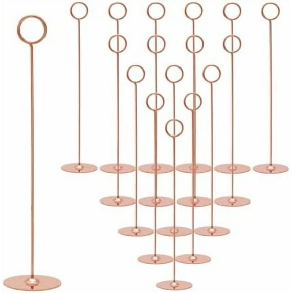 16PK Table Number Holders Place Card Holders 12 Inch Table Card Holders ...