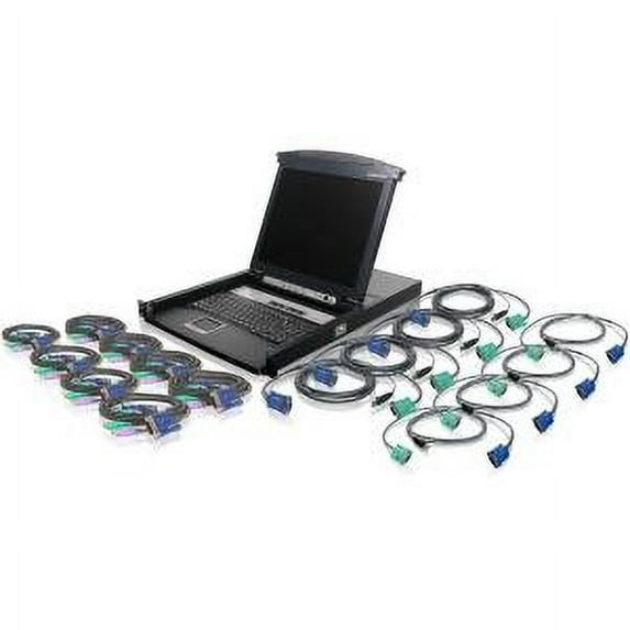 16PORT IP BASED KVM COMBO WITH 17IN LCD CONSOLE - Walmart.com