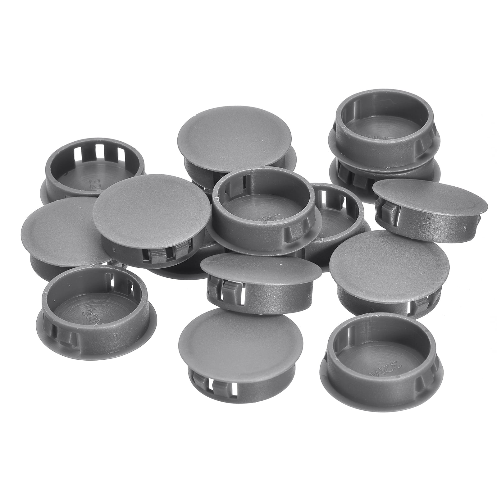 16Pack 32mm/1.26" Plastic Hole Plugs Panel Flush Type Knockout Locking ...