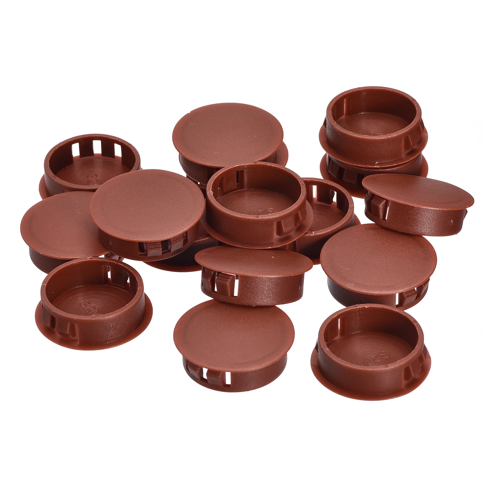 16Pack 32mm/1.26" Plastic Hole Plugs Panel Flush Type Knockout Locking ...