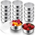 16Pack 9 oz Stainless Steel Container Stainless Steel Snack Containers ...