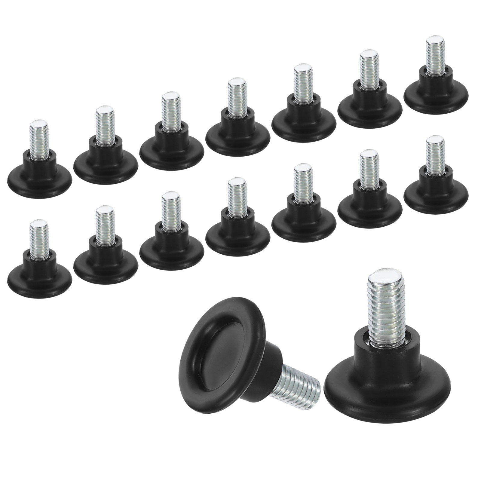 16Pack M8 Thread Furniture Feet Levelers, 27x14 Adjustable Leveling ...