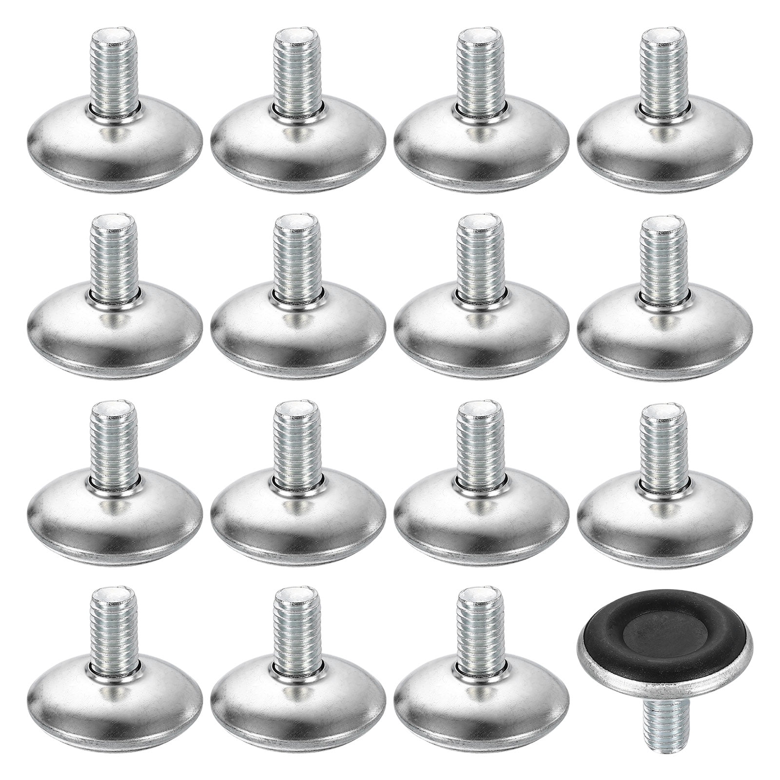 16Pack M8 Thread Furniture Feet Levelers, 28x15 Adjustable Leveling ...