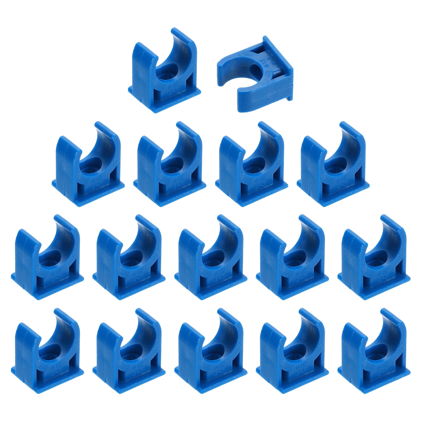 16Pack Water Pipe Clamps Clips, U-Shaped Holder Buckles for 16mm OD ...