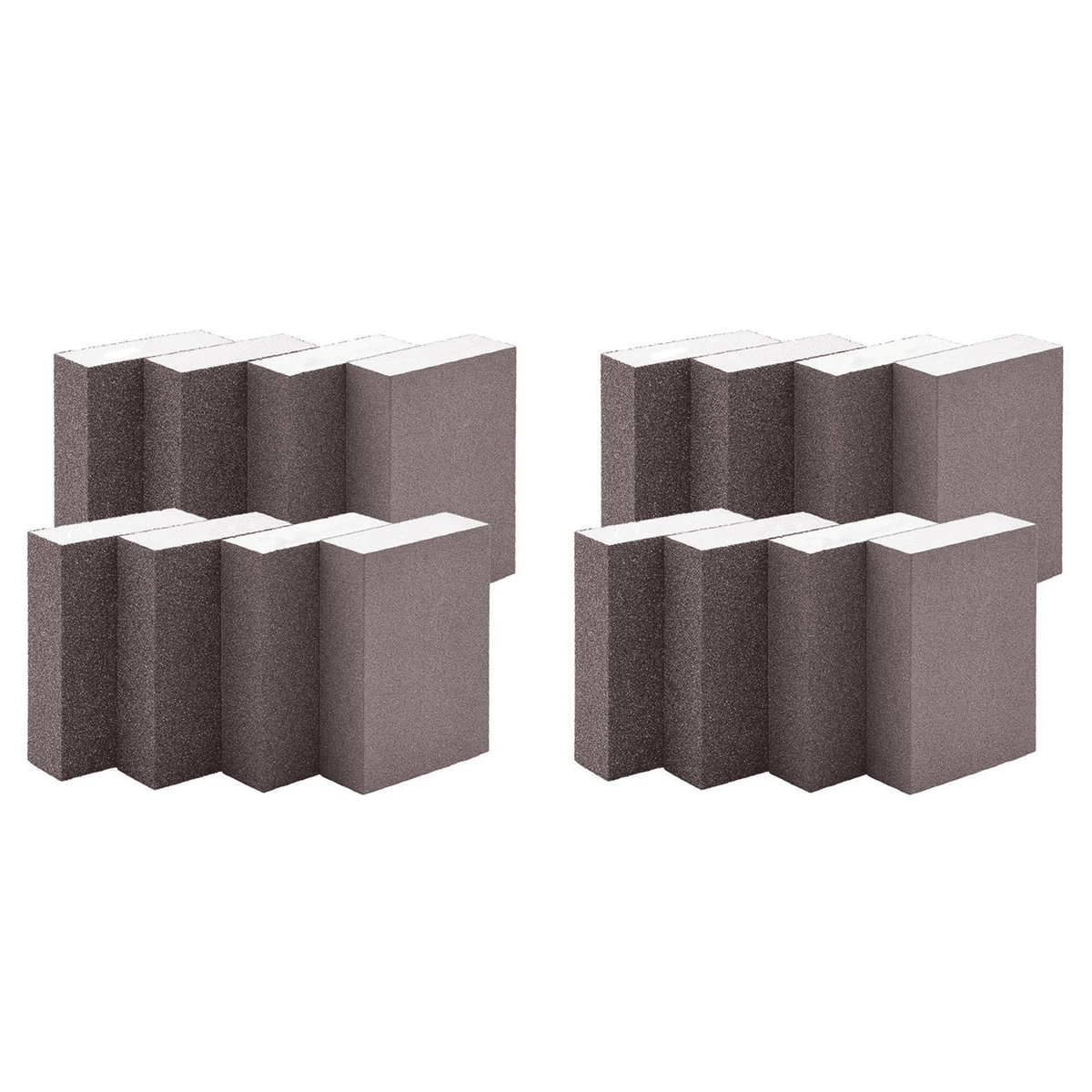 16Pack Sanding Sponges Coarse Fine Sanding Blocks in 60-220 Grits Sand ...